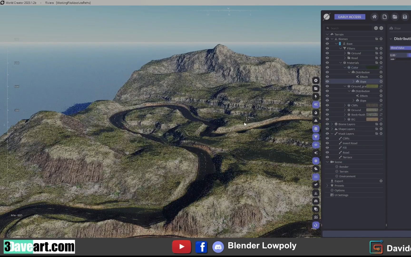 World Creator地形教程 创建道路