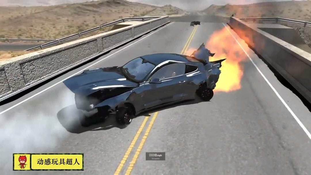 热门单机游戏,模拟撞车摔车视频精彩剪辑83