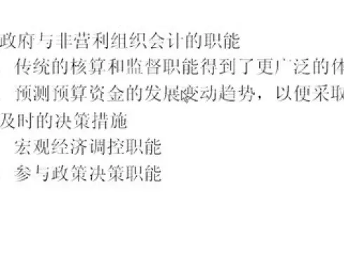 非盈利组织会计视频教程 24讲 哈工大