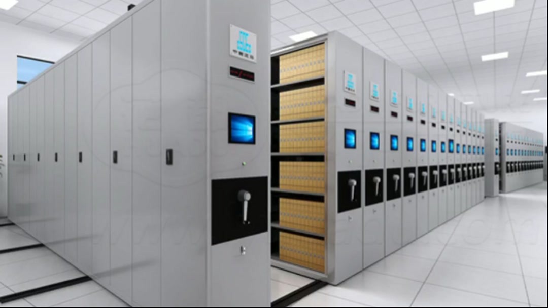 档案密集架、洛阳花都集团档案密集柜产品视频