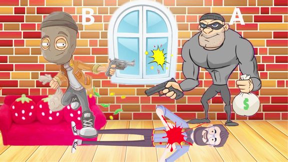 侦探推理小动画:《银行迷案》,2个小偷,谁才是真的凶手?