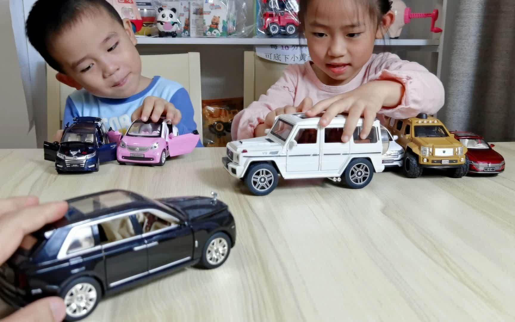 小朋友喜欢的合金模型仿真汽车,有劳斯莱斯 本田奥德赛 乔治巴顿