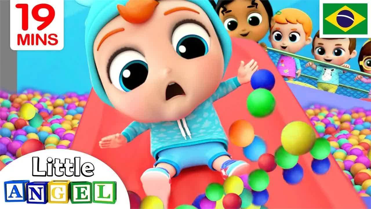 亲子益智动画:宝贝们一起排队玩滑梯,真好玩呀