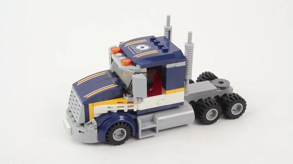 乐高积木LEGO 60151 城市系列 高速赛车和挂车
