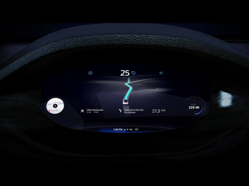 Gleb案例 Cluster navigation HMI design
