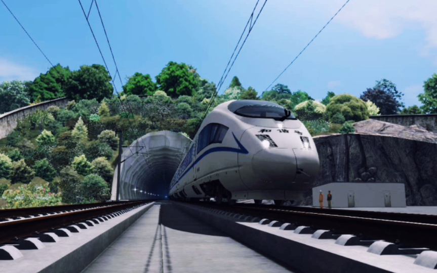 【模拟火车TS2022】你们爱看的成渝高铁来了,新鲜的大地铁、兔子。