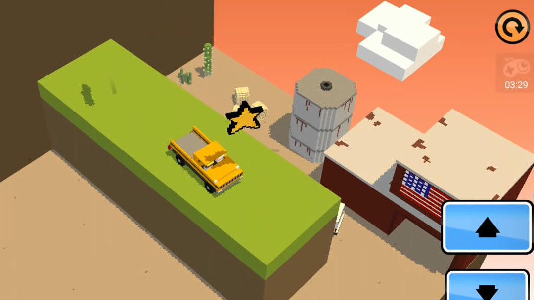 小皮卡半空摘星星♠挖掘机工程车游戏视频