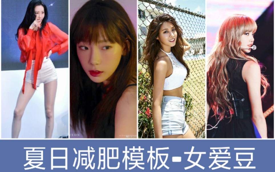 夏日减肥模板-女爱豆篇 (李宣美 金智妮 LISA 金雪炫 金泰妍 朴彩英