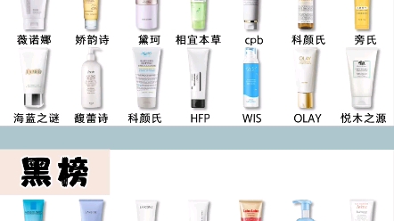 洗面奶合辑!你的洗面奶用对了吗!