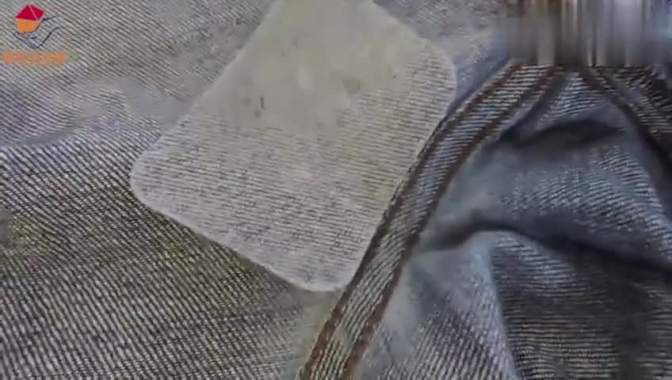 牛仔裤最美观的无痕修补,破的牛仔裤不要扔,自己就可以修复