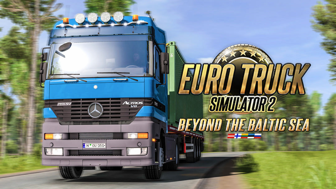 欧洲卡车模拟2-波罗的海彼岸:感受上世纪90年代的V8声浪 奔驰MP1