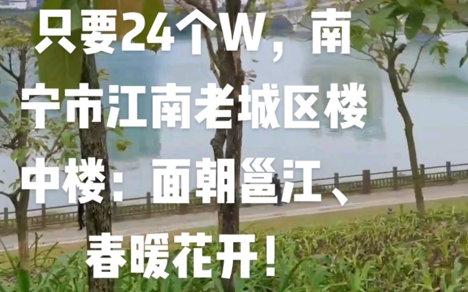 ...能在南宁市江南拥有一套江景房:面朝邕江、春暖花开!#四证齐全安置房