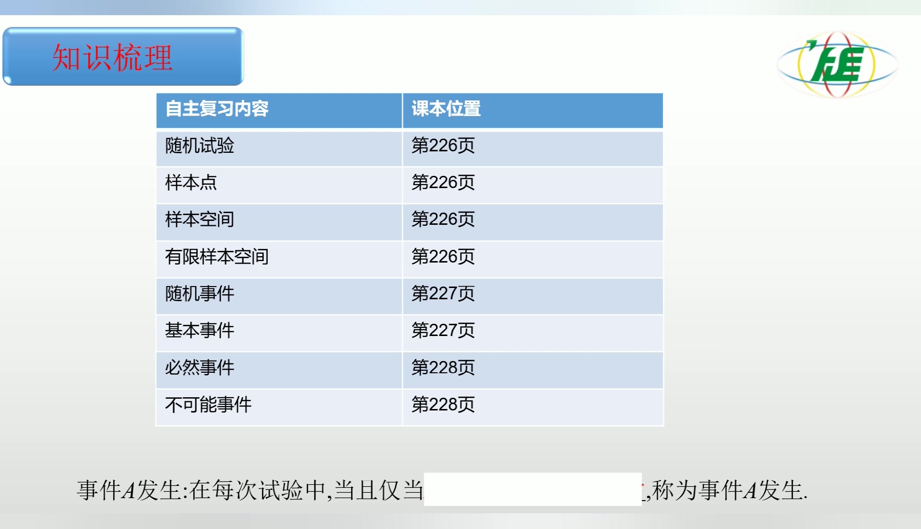 高一数学必修二 第十章概率复习课(1)