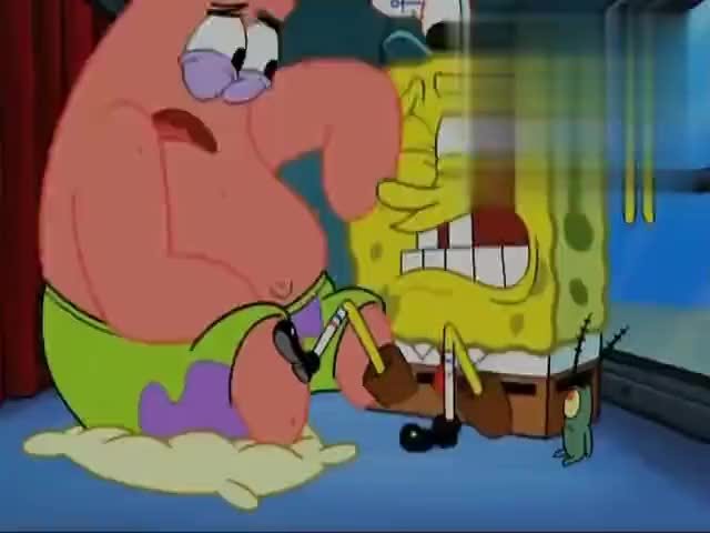 海绵宝宝 痞老板的话也相信,海绵宝宝太傻了