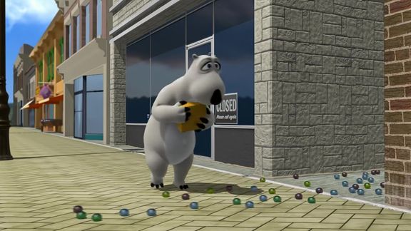 北极熊遭遇小小偷,赶集收藏吧!搞笑的韩国动画贝肯熊