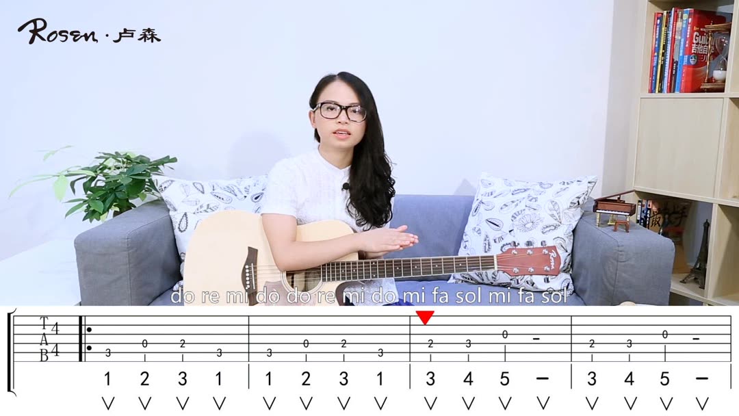 美女吉他教学--第五节 脚打拍子练习