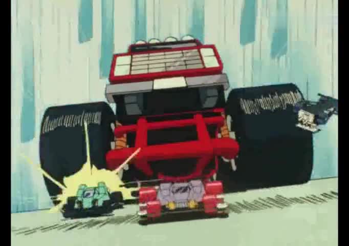 最早的四驱车动画四驱小子,迷你四驱车大战遥控赛车