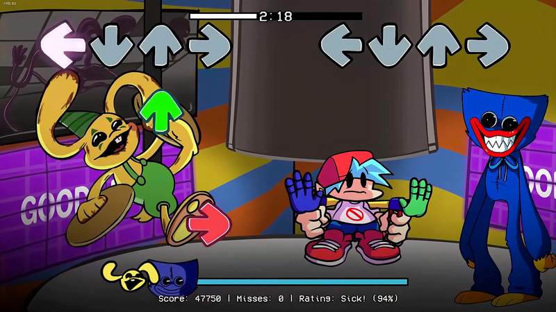 周五夜放克 波比游戏时间,换皮模组合集,(皮克+哈吉+长腿妈咪)