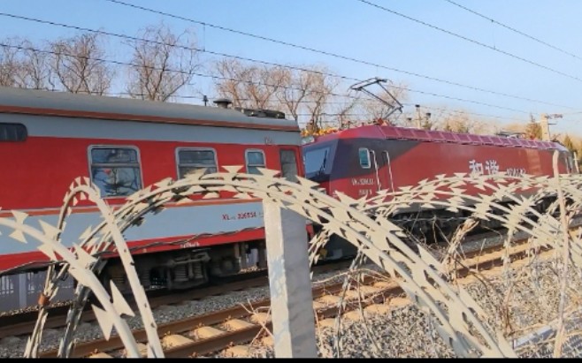 【京沪线午后】尝试新机位 万恶之源“京温大破车”K102次列车通过 ...