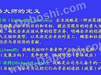 唯美教学点.转载.企业战略管理 视频教程 吉林大学_标清