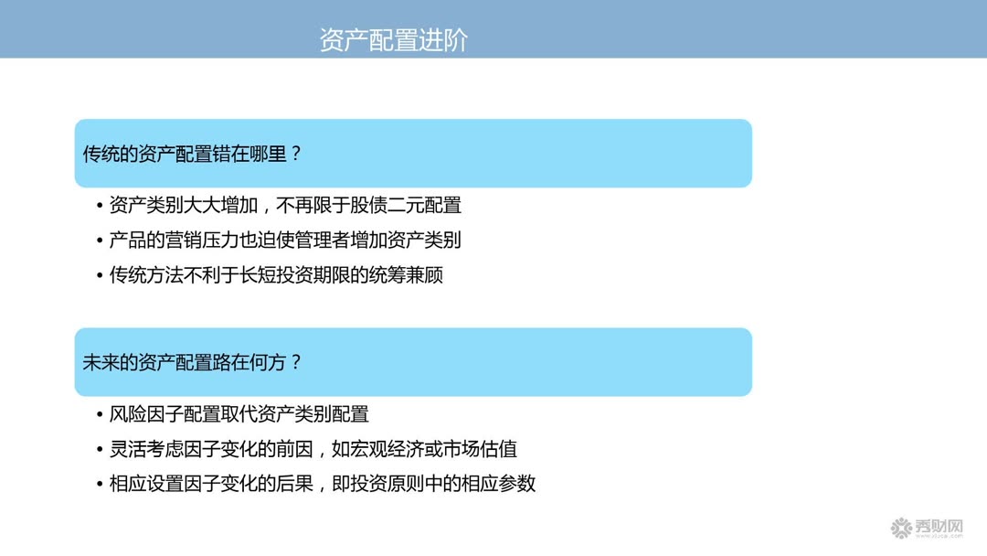 多资产投资策略方案