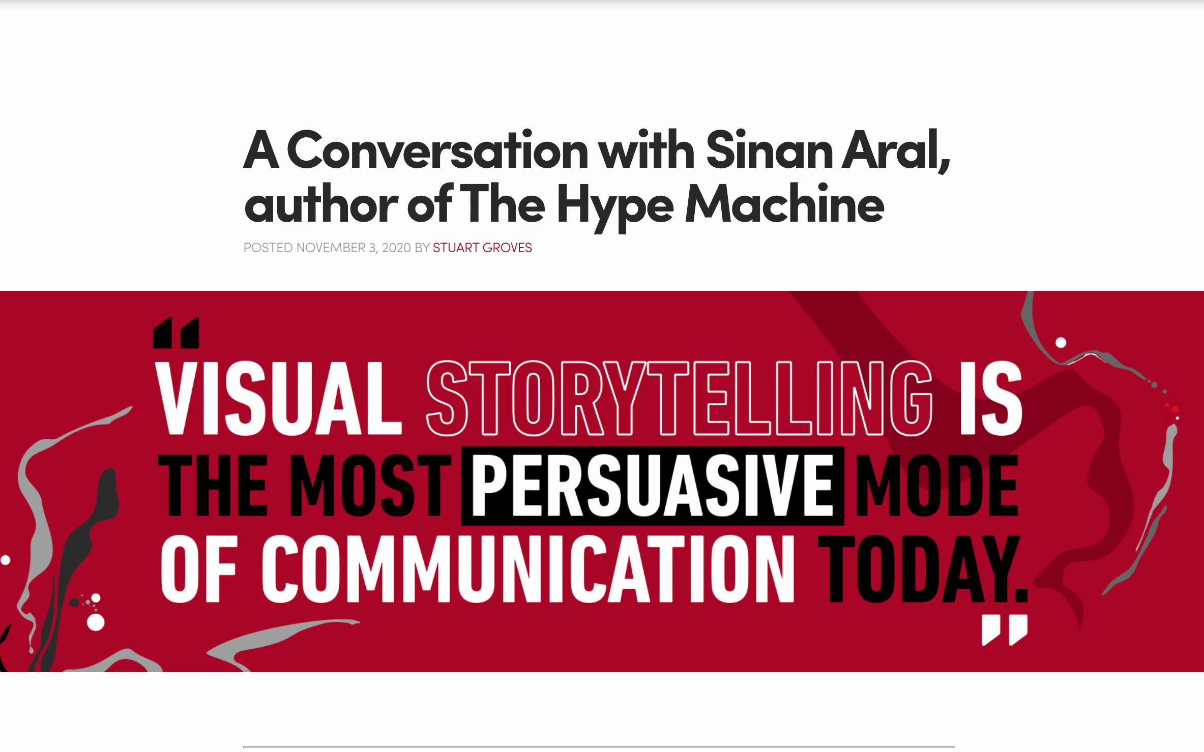 ...The Hype Machine》的作者,讨论社交媒体时代的大众传媒、fake news