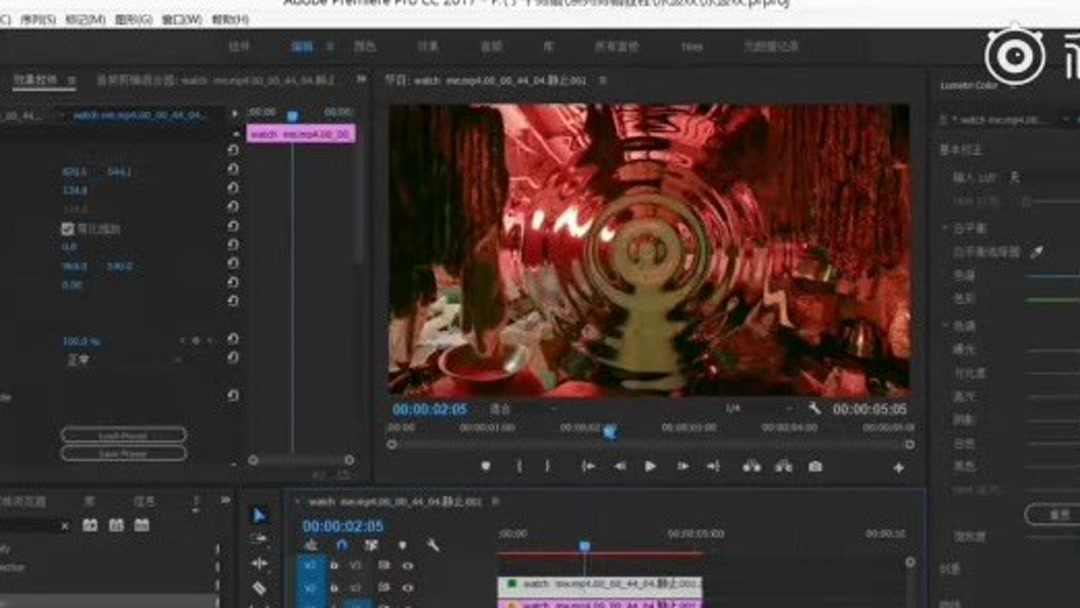 如何用Premiere制作水波纹效果?