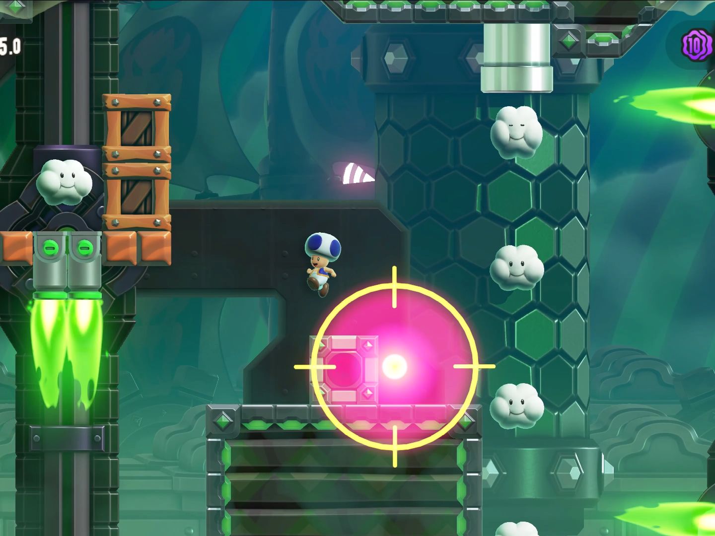 超级马里奥兄弟惊奇全收集26:一不小心就掉状态