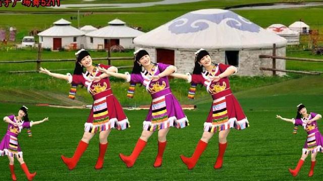 民族风金曲广场舞《洗衣歌》正背面演示分解动作,学跳最简单