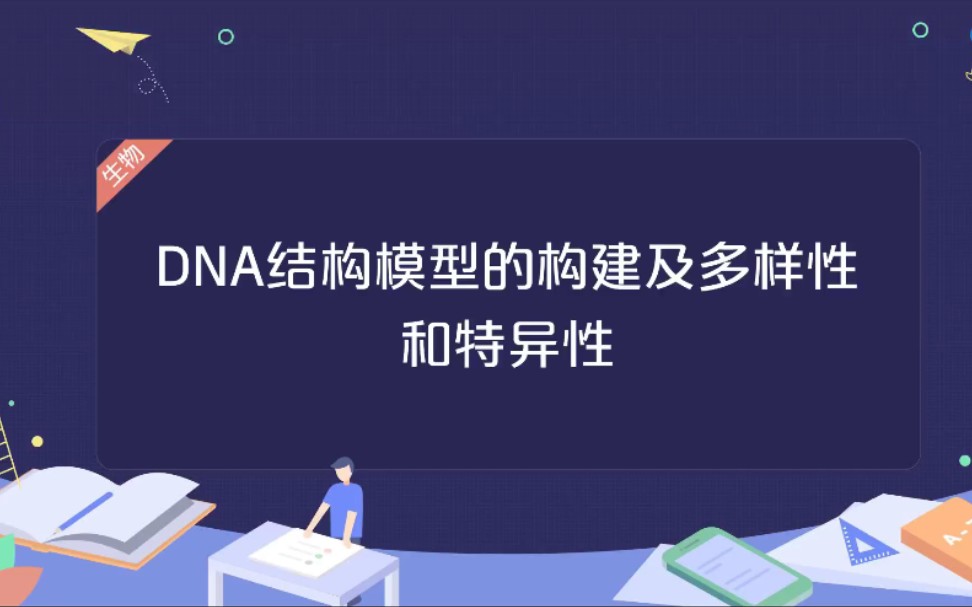 生物必修二DNA结构模型的构建及多样性和特异性
