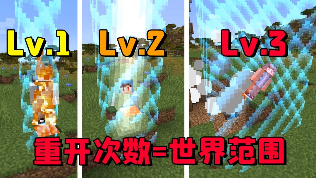 我的世界:当游戏中玩家死亡,MC世界就会变大,开局只有1格大小