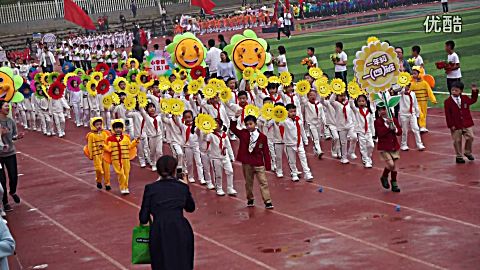 青竹湖2016年校运动会入场式:国旗队