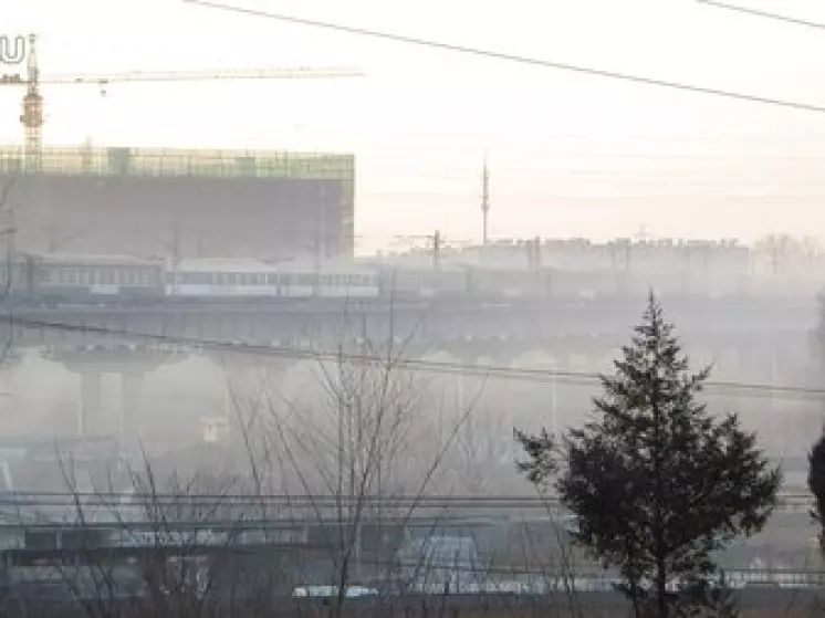 Z278次通过西长线吕村大桥