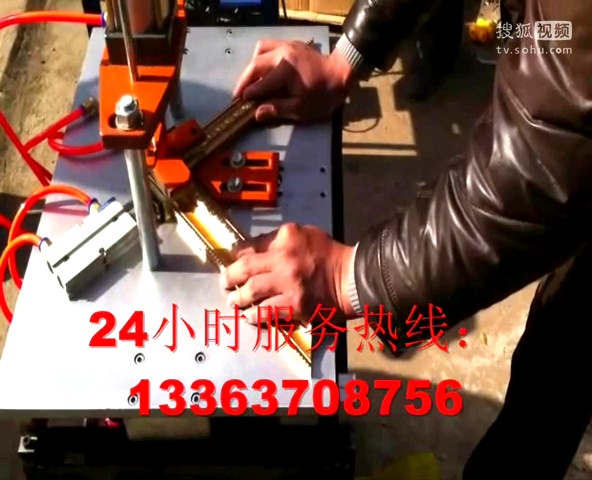 画框切角机 相框切角机的使用 木线条切角机