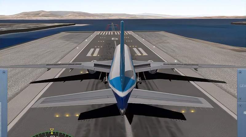 飞行模拟游戏，飞机降落跑道，一上午才学会降落，这么不容易？