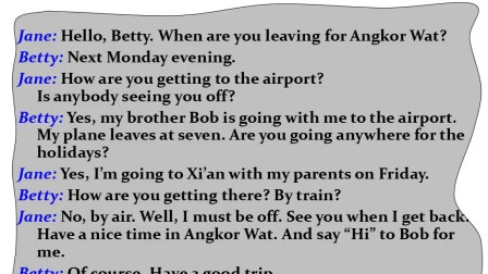 M1U3 现在进行时表将来