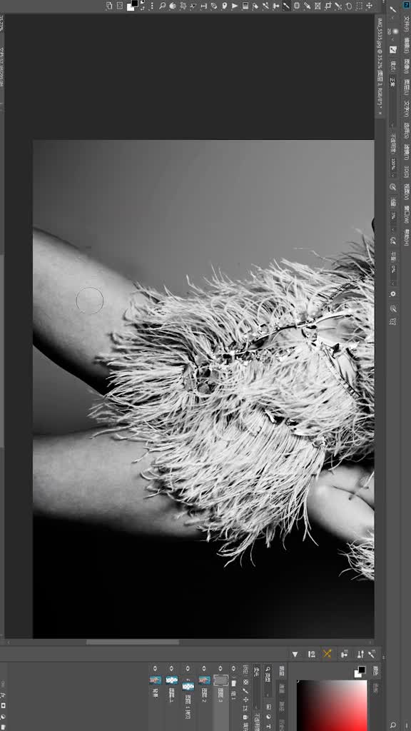 PS人像修图对比ps