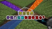 我的世界:传送门还能和液体混合?进入到超黑的维度,小黑不怕水