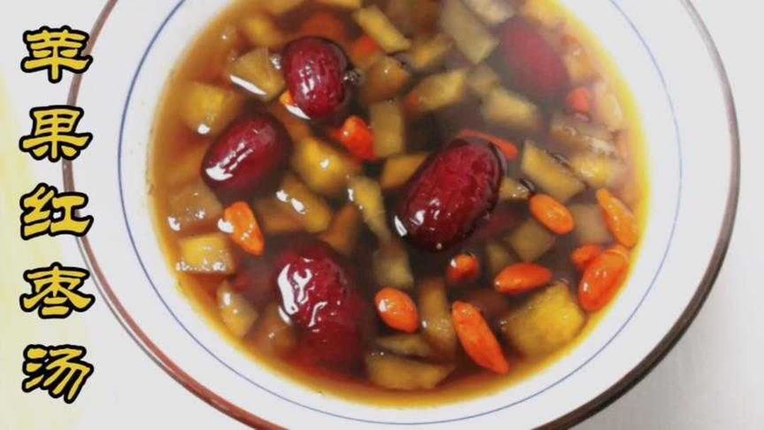 苹果红枣枸杞桂圆一起煮,想不到的作用,养颜美容,常喝好处多