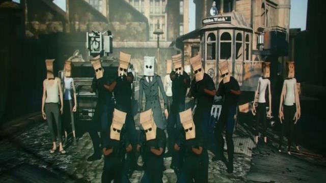 讽刺人性的短片,人类用编号代替名字,终身蒙着纸袋生活