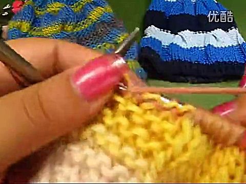 温暖讲解 扭麻花彩虹宝宝帽子织法_棒针(高清)