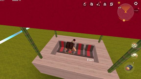 迷你世界:热气球制作教程,全地图一日游走起