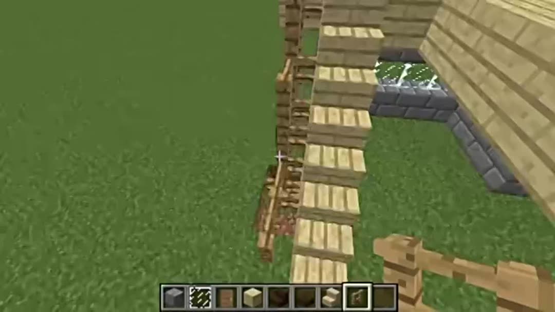 我的世界新手教程 建筑教学:带地下室的小屋