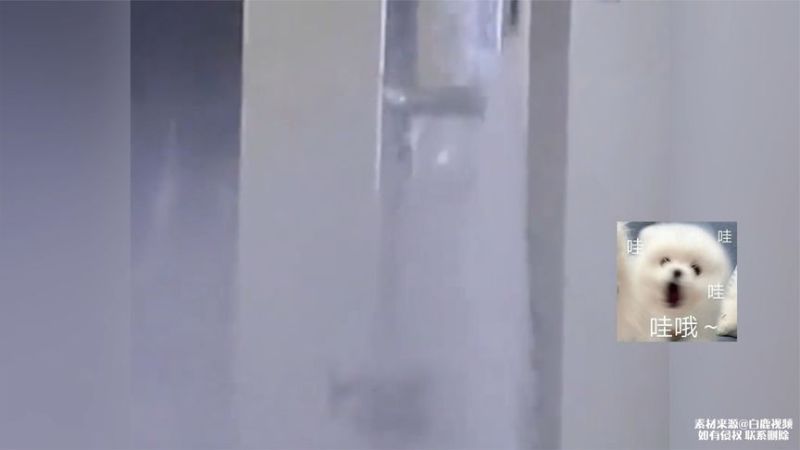 学校宿舍暖气管被冻裂,冬季限定室内喷泉,仿佛一步踏入仙境