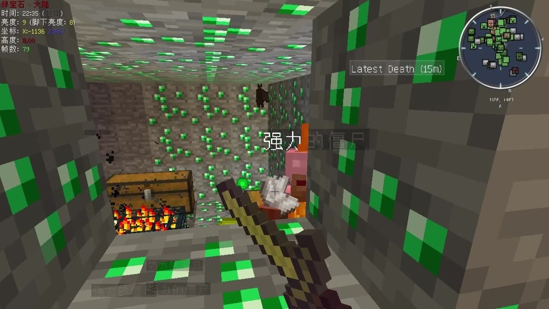 【死人】我的世界绿宝石大陆双人生存11