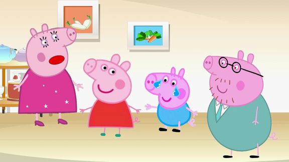 动画剧场:疫情期开学乔治不想去学校,猪妈妈和猪爸爸谁做的对?