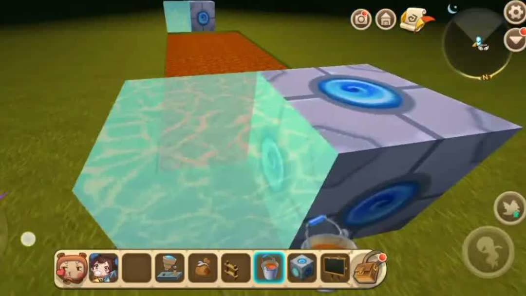 迷你世界新版本过岩浆的方法,这就要简单多了!