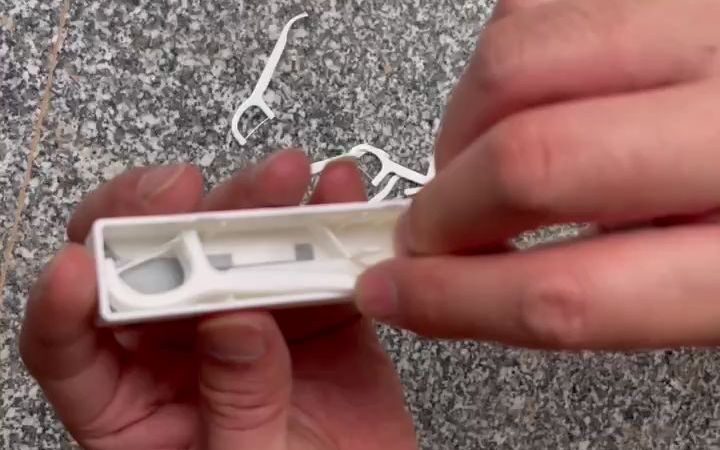 牙线盒使用教程