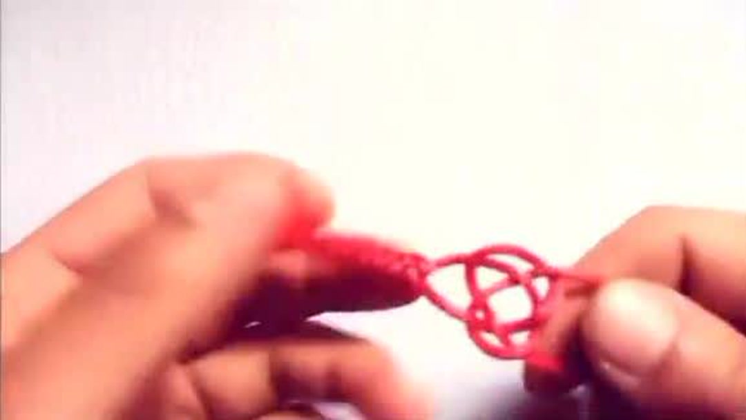 金刚结手链编织,简单易学