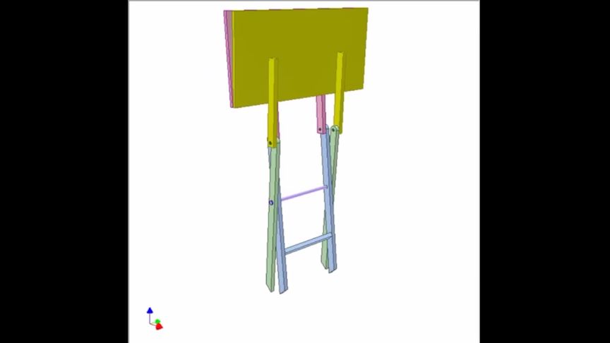 折叠桌子动画